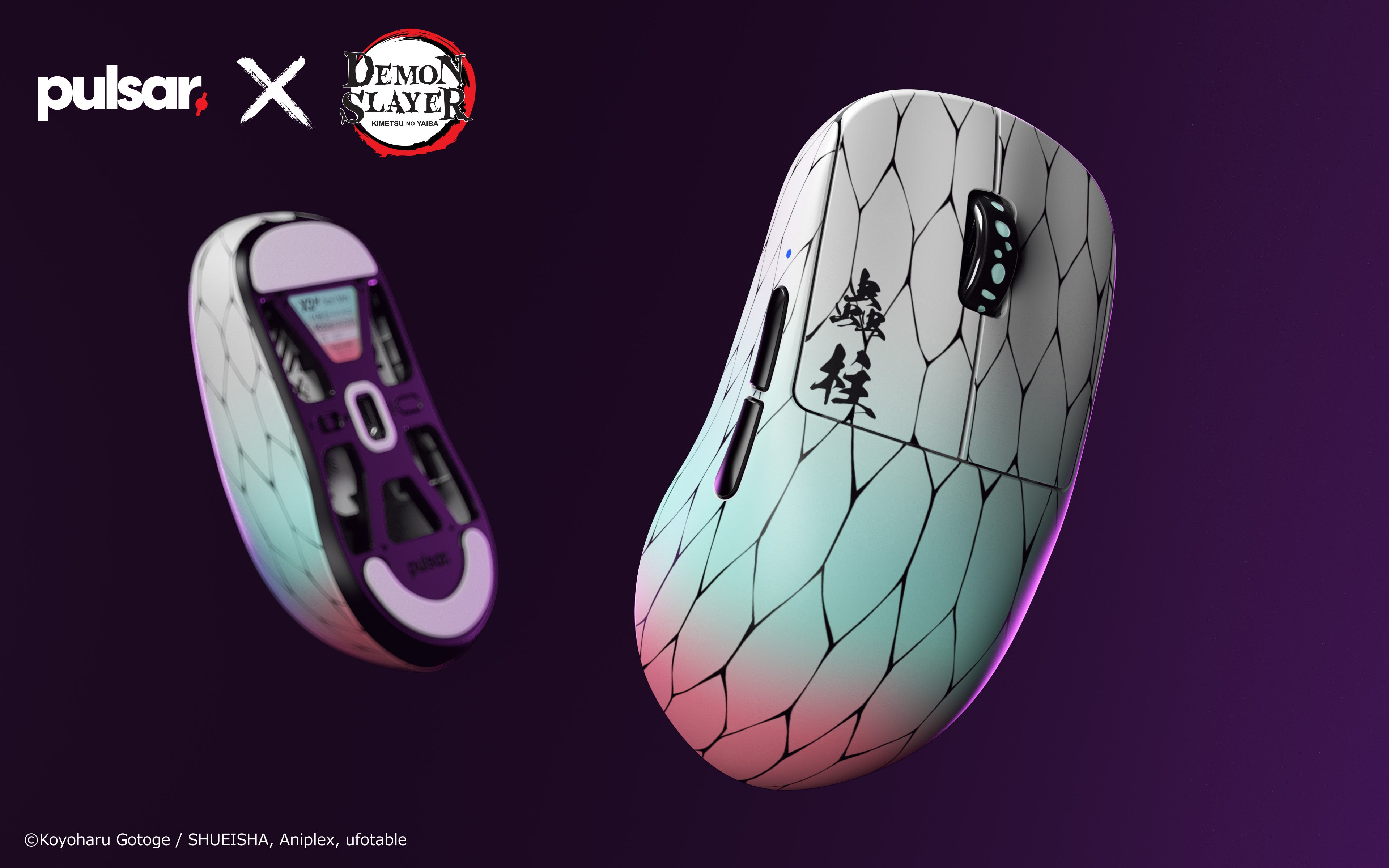 [Demon Slayer] X2H Mini Shinobu Gaming Mouse – Pulsar Gaming Gears